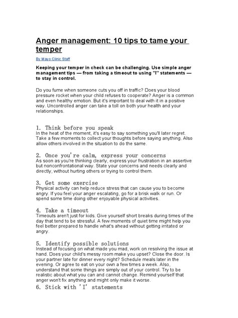 Image result for Anger Management Tips