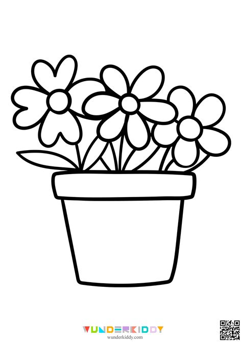 Image result for Simple Spring Coloring Pages
