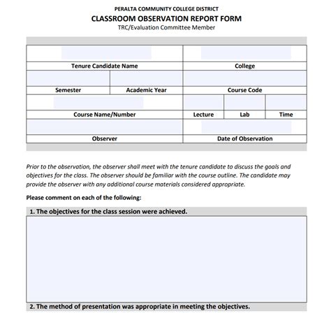 Image result for Classroom Observation Report Sample