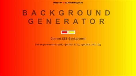 Image result for Background Color HTML Code Generator