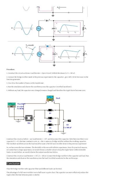 Image result for Pi Filter Rectifier