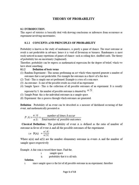 Image result for Random Variable Probability Theory