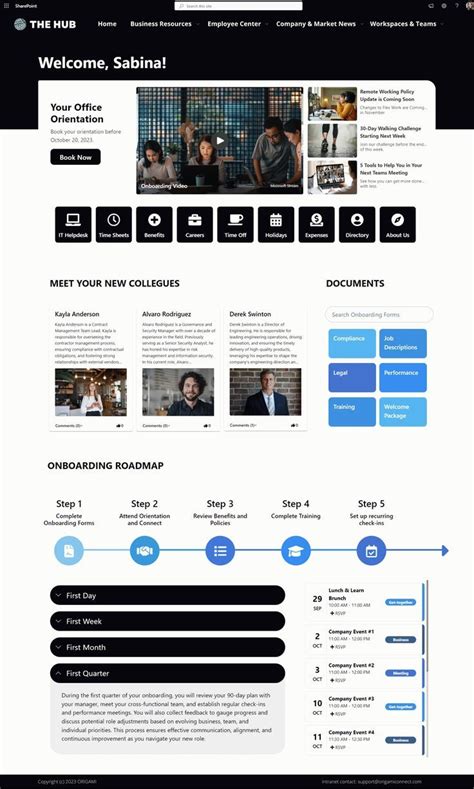 Image result for SharePoint Simple Design Examples