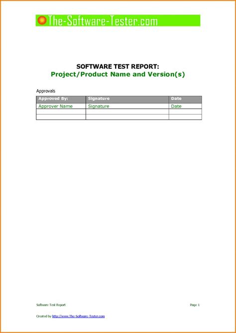 Image result for Testing Report Format Project