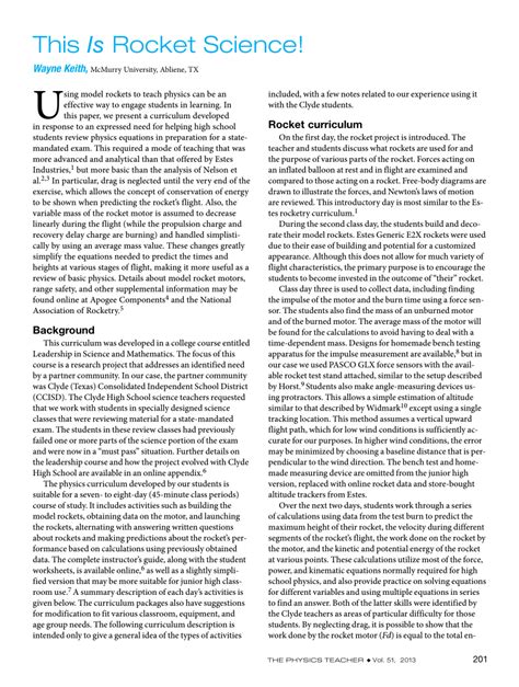 Image result for Rocket Science for Beginners