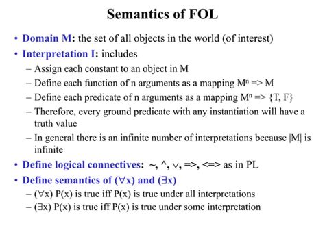Image result for Predicate Logic First Order Predicate Dstl
