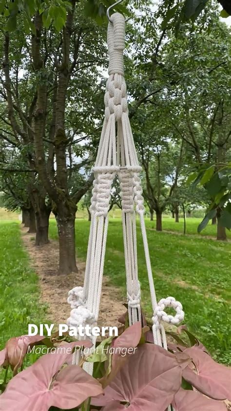 Image result for Macrame Plant Hanger Pattern Tutorial