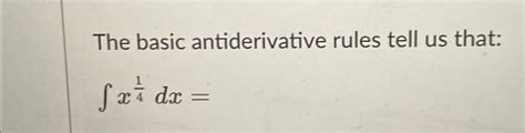 Image result for Basic Antiderivative Rules