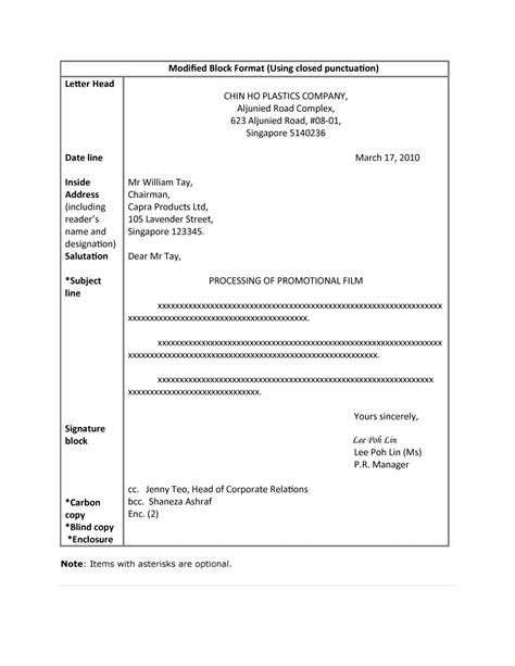 Image result for Letter Example Format