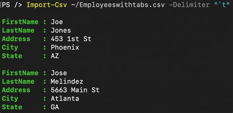 Image result for PowerShell Working with CSV Example