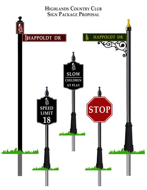 Image result for Golf Course Signs