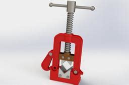 Image result for Pipe Vice SolidWorks Tutorials
