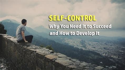 Image result for Developing Self-Control