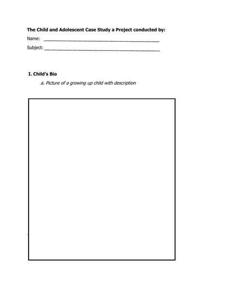 Image result for Child Case Study Examples