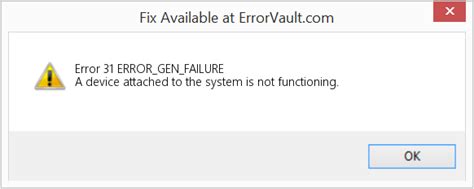 Image result for Windows Error Code 31