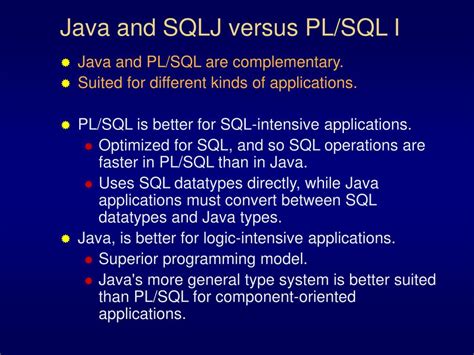 Image result for Difference Between SQLJ and JDBC