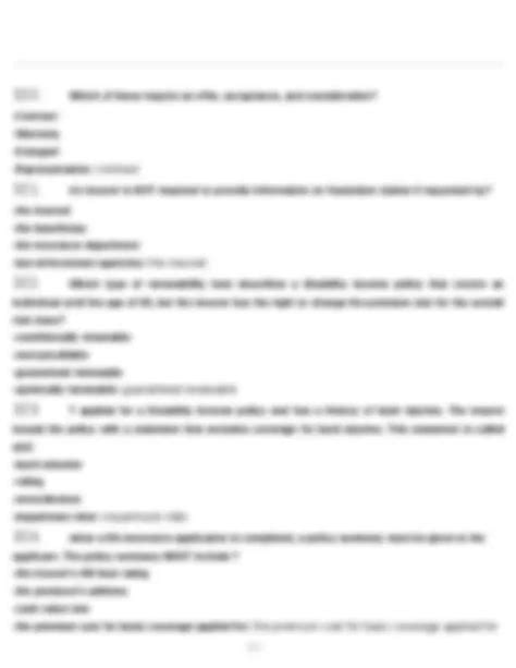 Image result for Insurance Test Questions