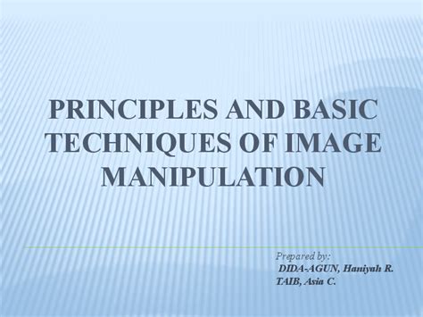 Image result for Basic Practices of Image Manipulation