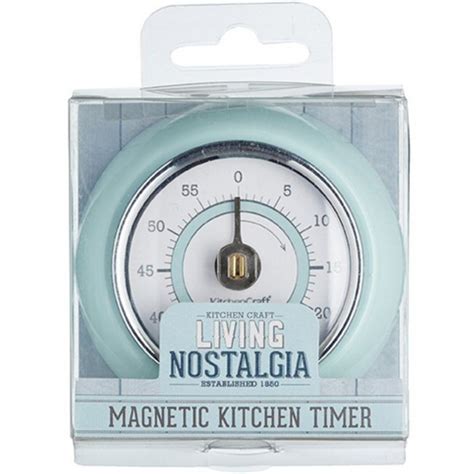 Vintage Retro Magnetic Kitchen Timer Mechanical Bell - Broadoak