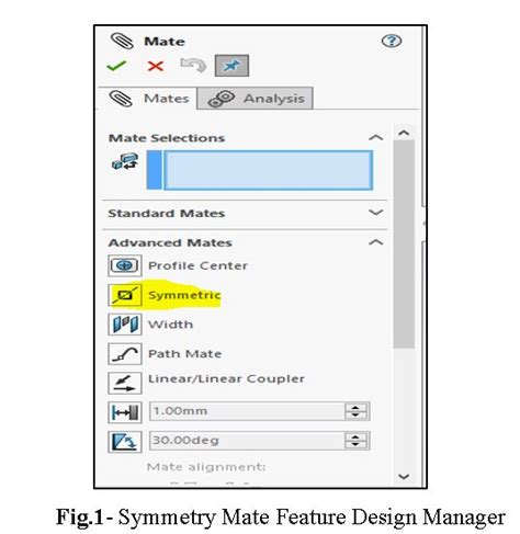 Image result for SolidWorks Advanced Mates
