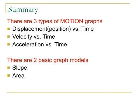 Image result for Different Types of Motion Graphs