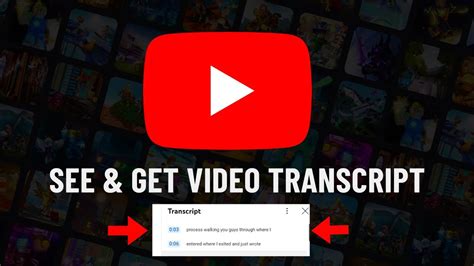 Image result for How to Search YouTube Transcript