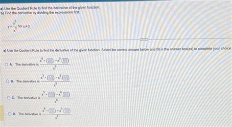 Image result for Differentiation Steps Using Derivative Rule for Quotient Math Site Youtube.com