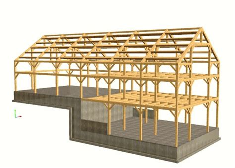 Image result for Timber Beams and Column Structure