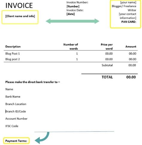 Image result for Freelance Invoice Example