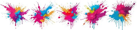 Image result for Colorful Paint Splatter Vector
