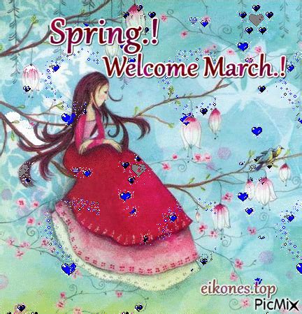 Image result for Welcome March Hello Spring
