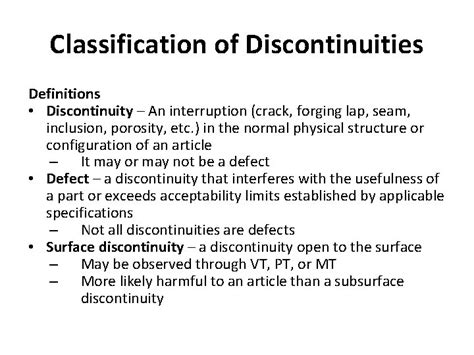 Image result for Classification of discontinuities Discontinuity Examples