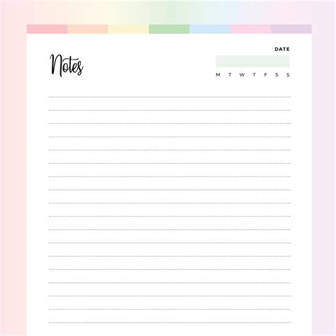 Image result for Free Printable Notes Template