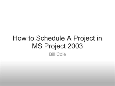 Image result for Microsoft Project 2003 Tutorial
