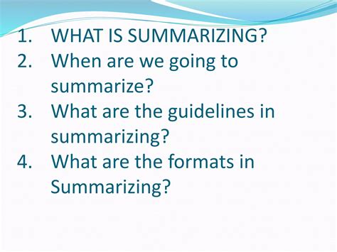 Image result for Summarizing Process
