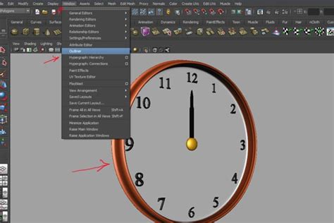 Image result for Clock Maya Tutorial