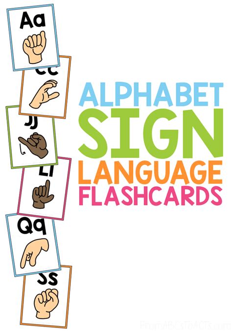 Image result for Sign Language Alphabet Cards