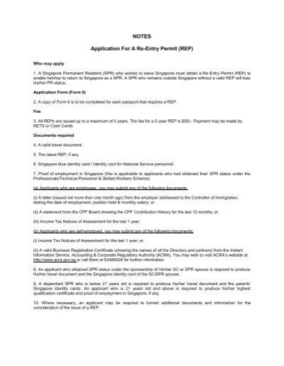 Image result for Purpose of Re-Entry Permit Example