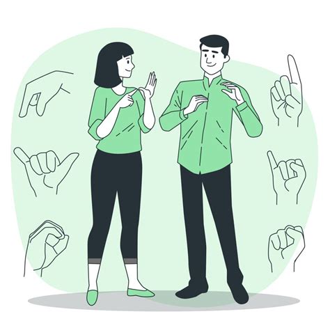 Image result for Sign Language Cartoon