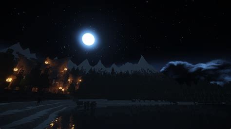 Image result for Night Time Shaders Minecraft