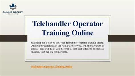 Image result for Telehandler Training