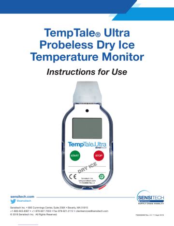 Image result for TempTale Ultra Sensitech Tutorial