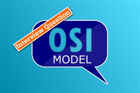 Image result for OSI Model Interview Questions