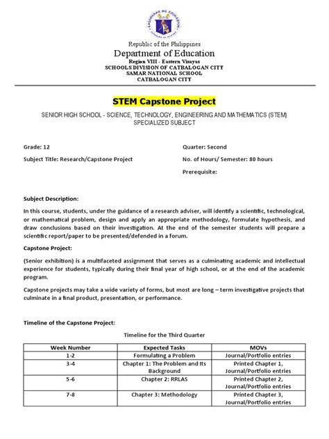 Image result for Senior Capstone Project Examples