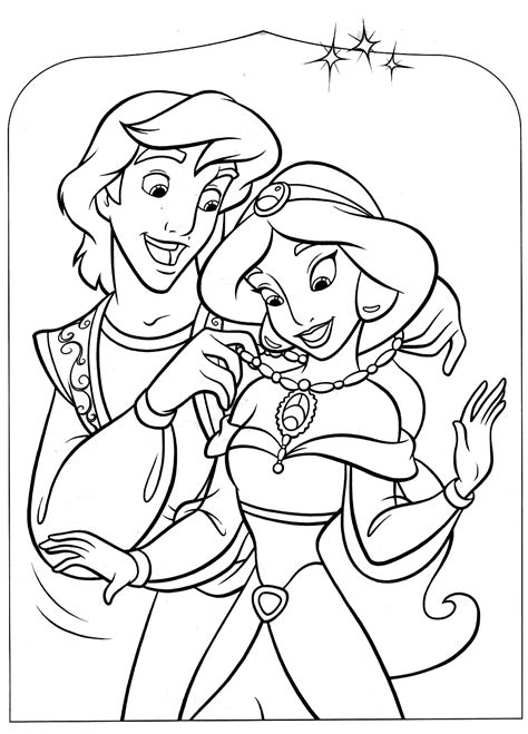 Image result for Aladdin Coloring Pages