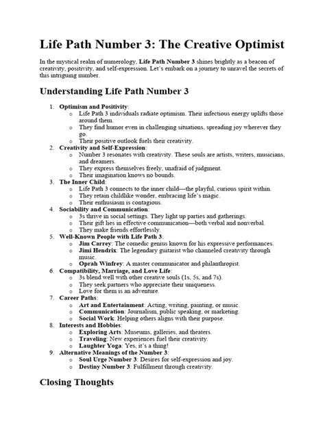 Image result for Life Path 3 Explained