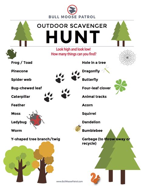 Printable Scavenger Hunt Ideas - Auto News