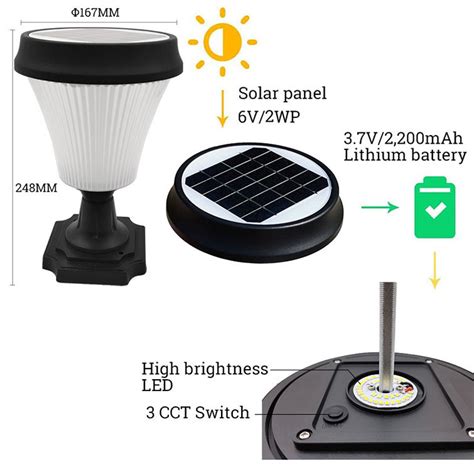Image result for Post LED Light Solar Motion