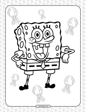 Image result for Spongebob Coloring Sheets