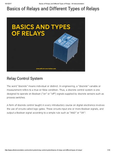 Image result for Different Types of Relays